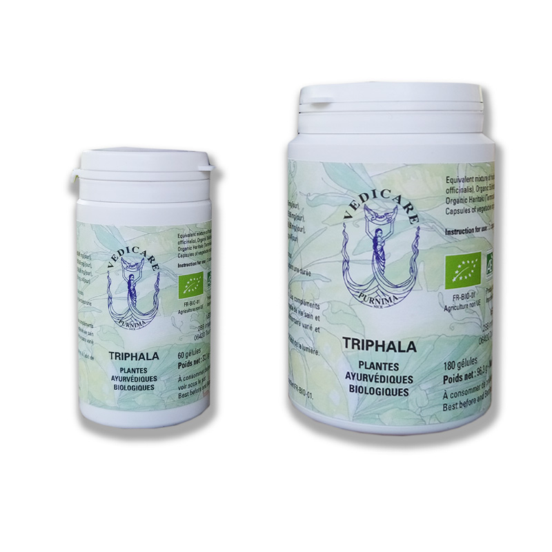 MAXI BOÎTE Triphala Bio AB 180 gel. - Vedicare | Soins, Cures, Boutique ...